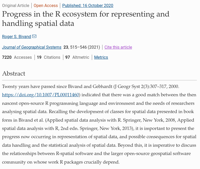 Thematic Maps with R